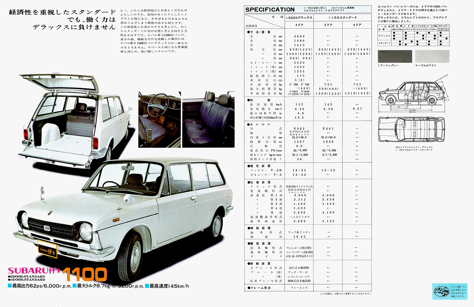 Play With LEGACY RS- 昭和45年12月 スバルff-1 1300G バン(7)